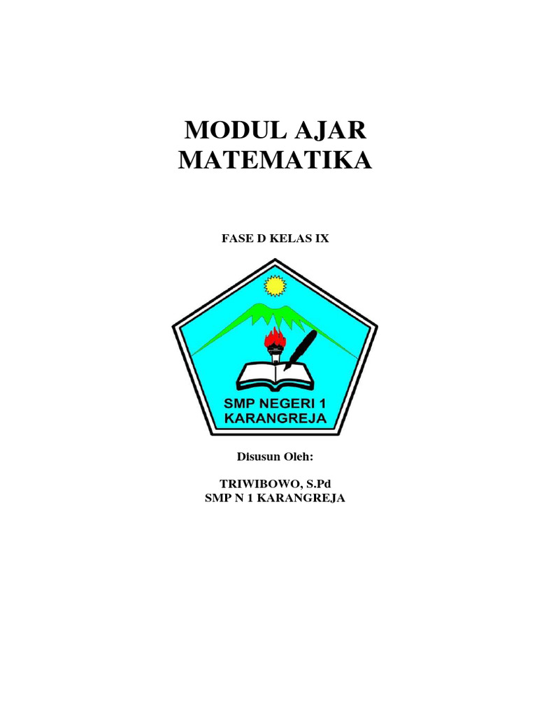 Modul Ajar Matematika - Peserta Didik Mampu Menerapkan Konsep Kesebangunan Pada Segitiga - Fase ...