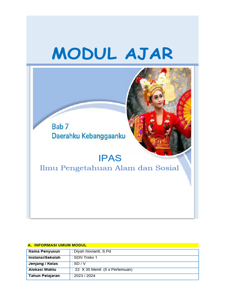 BAB 7 - MA IPAS Kls 5 | PDF