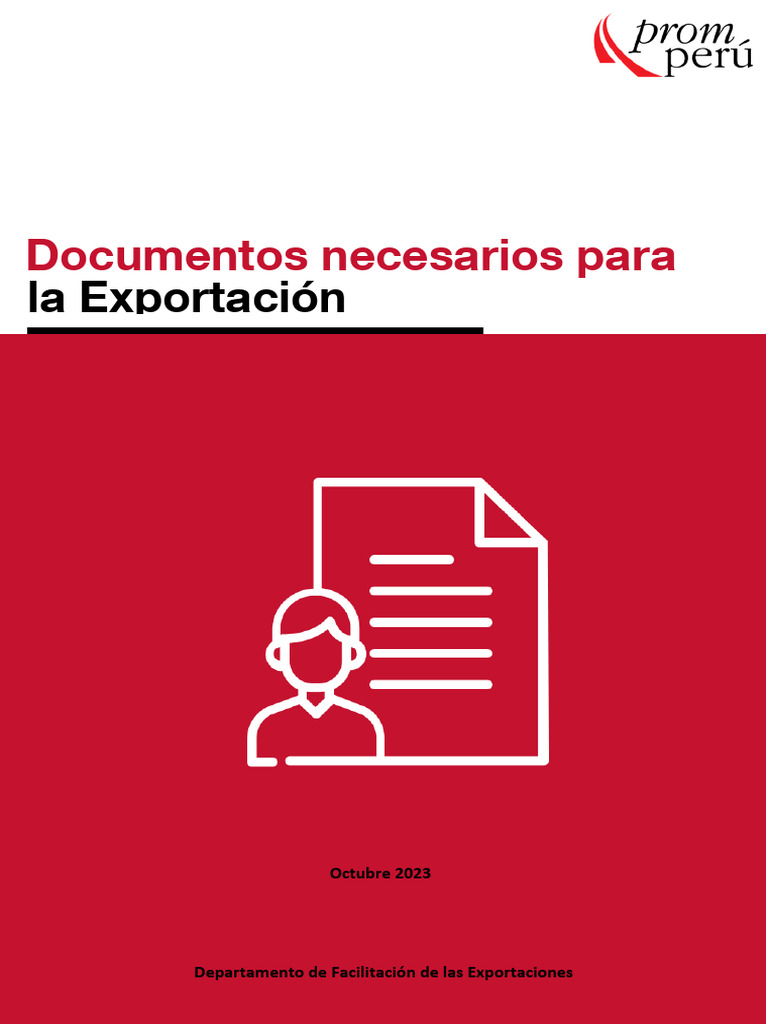 documentos-necesarios-exportar-2023 | PDF | El comercio internacional ...