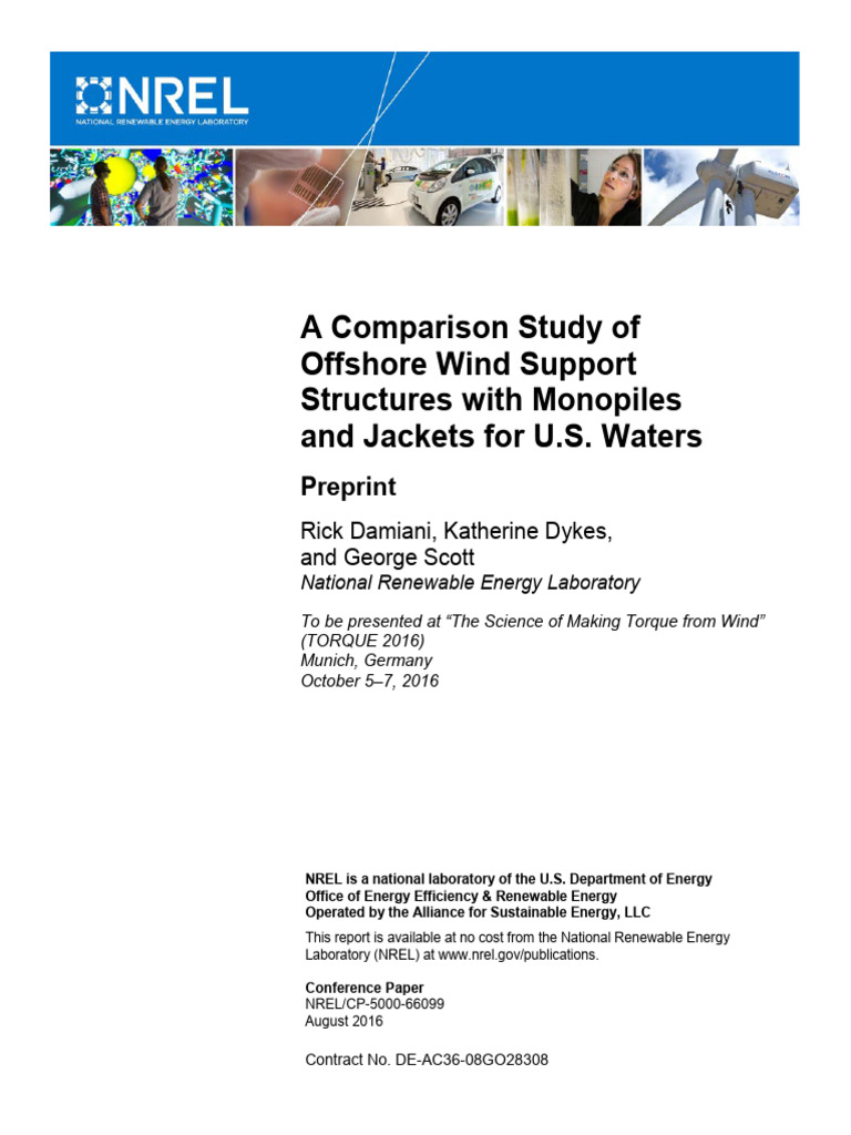Jacket Foundation | PDF | Offshore Wind Power | Wind Power