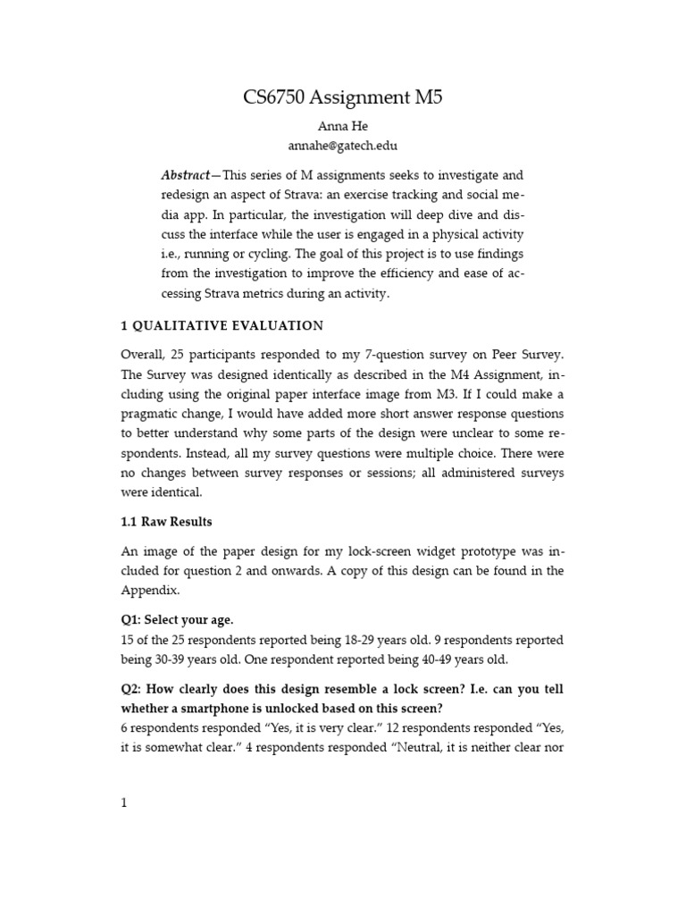 Assignment M5 | PDF | Prototype | Software