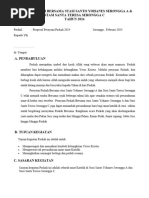 Proposal Kegiatan Perayaan Paskah | PDF