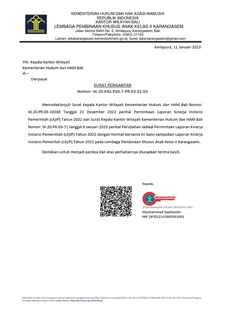 LPKA LKjIP TA 2022 | PDF