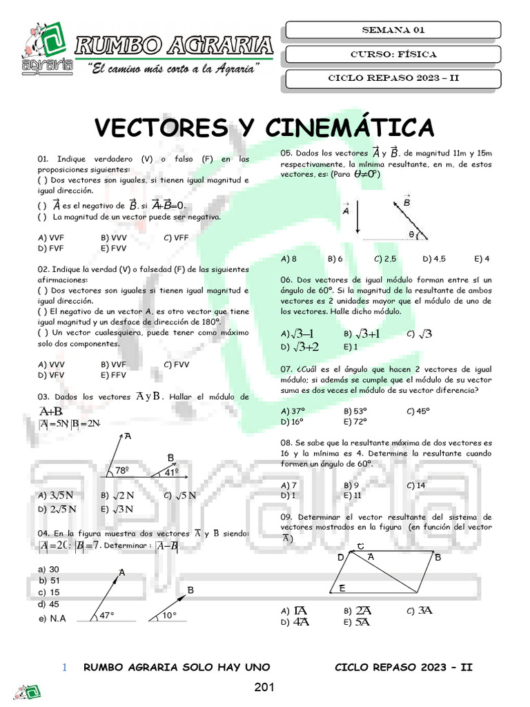Libro Repaso - Parte II | PDF | Velocidad | Vector Euclidiano