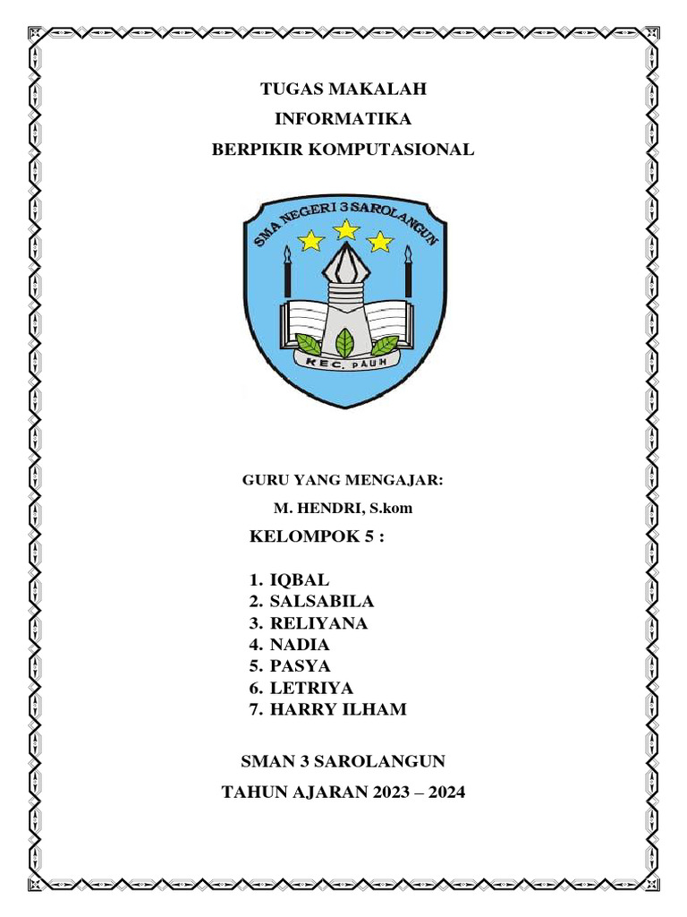 Makalah Informatika | PDF