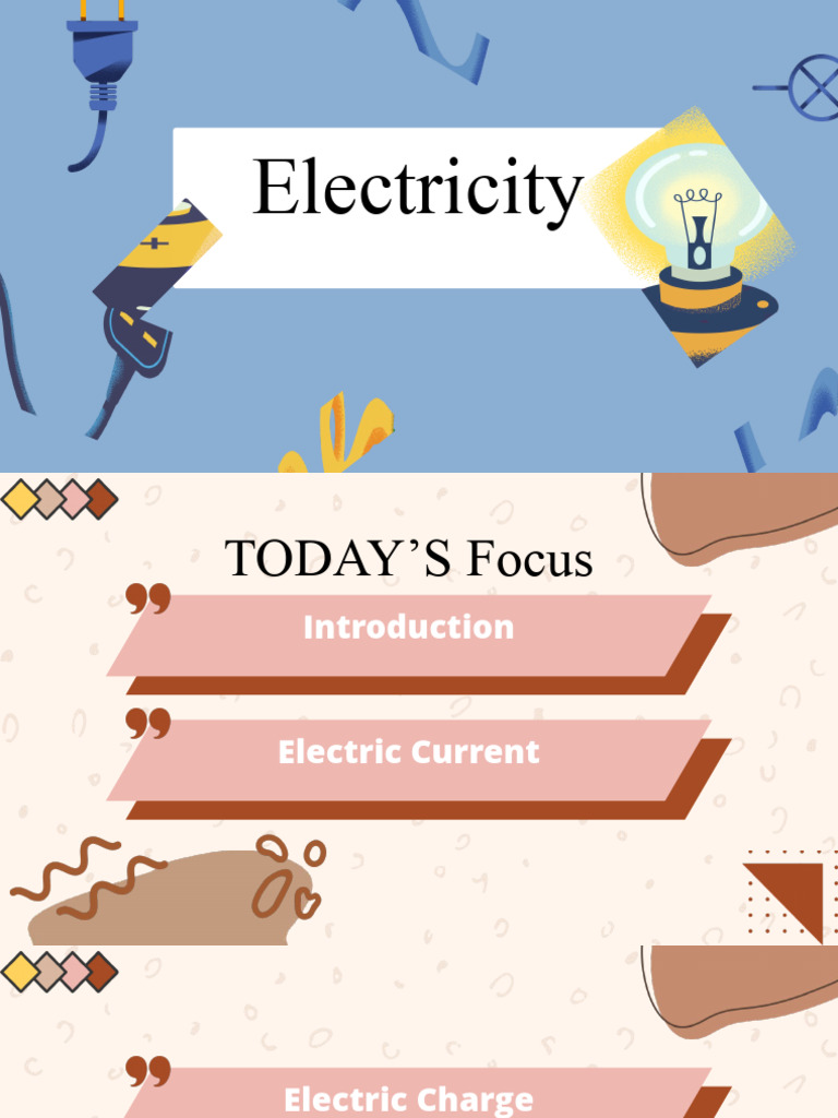 Electricity Pdf Voltage Electricity