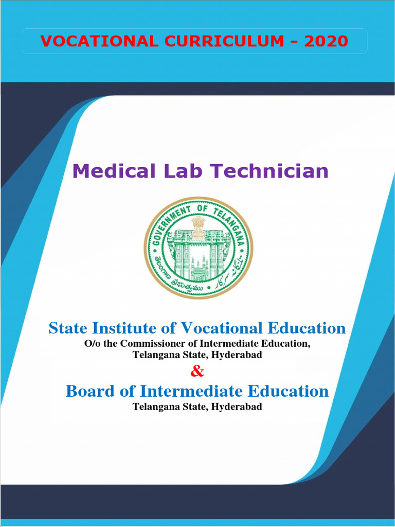 Medical Lab Technician: Vocational Curriculum - 2020 2020 | PDF ...