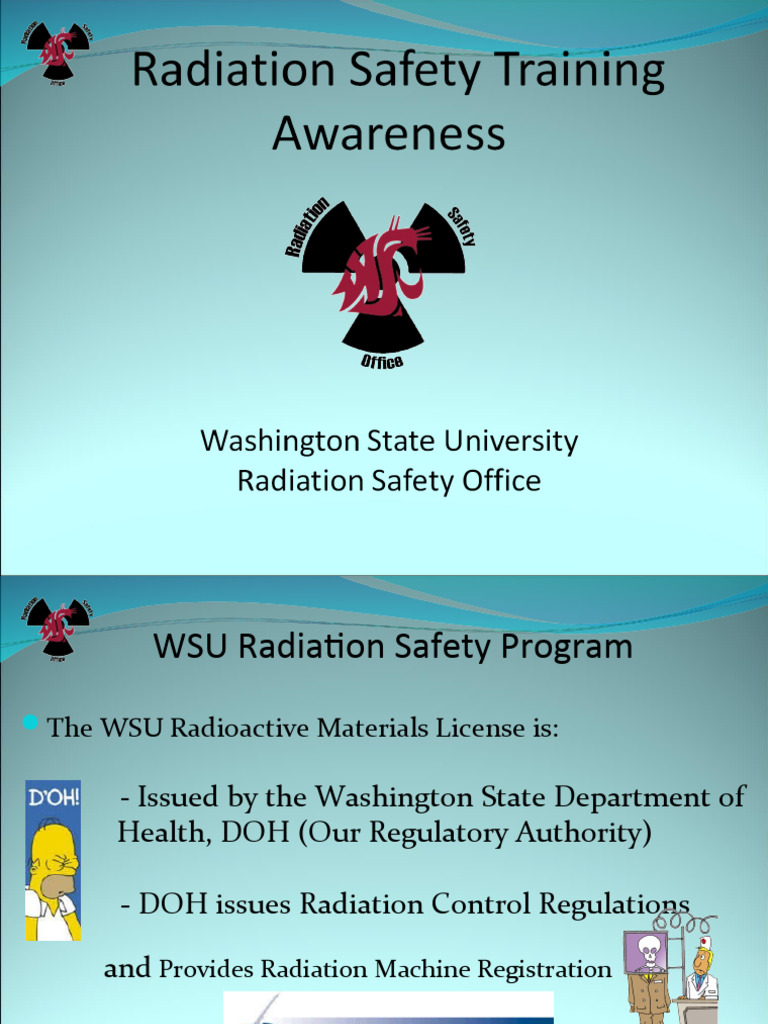 Radiation Safety Training Awareness | Download Free PDF | Ionizing ...