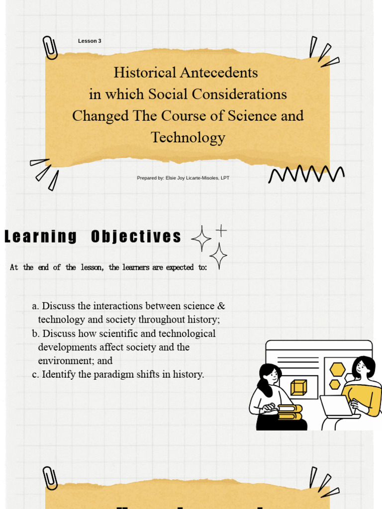 3.1 L3.1 Evidence of Science and Technology During Ancient Times (3500 ...