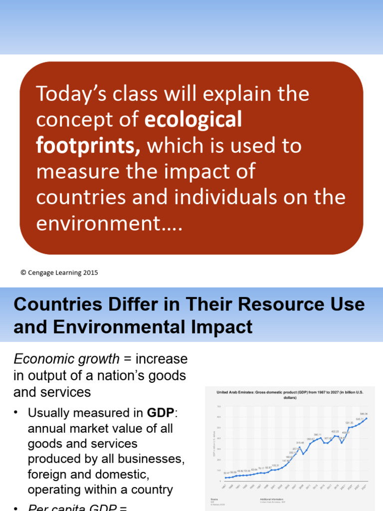 Class 3 - Ecological Footprints | PDF | Science & Mathematics