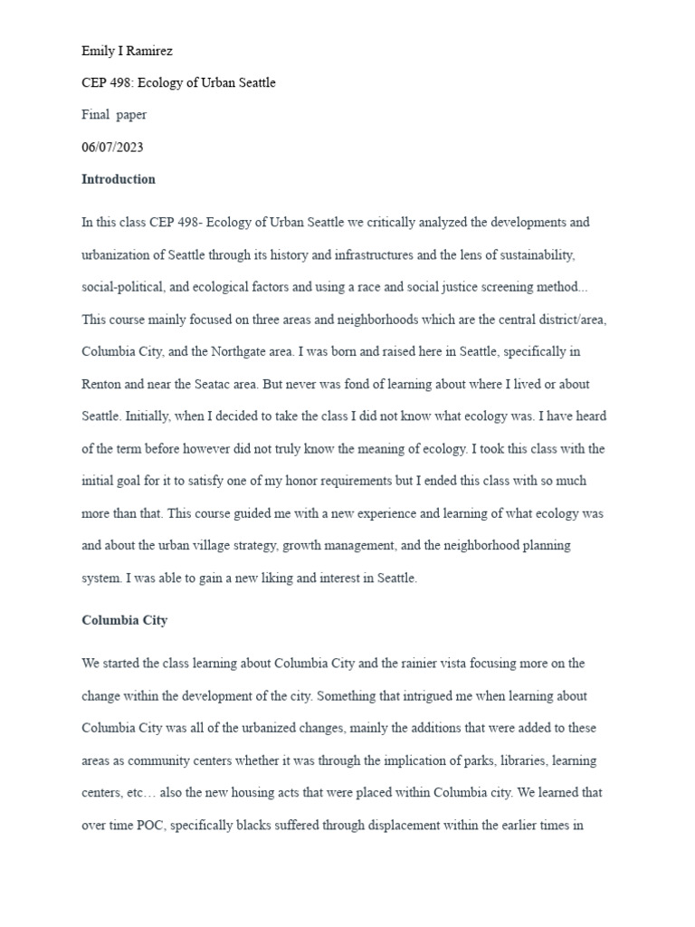 Final Paper Cep-2 | PDF | Community