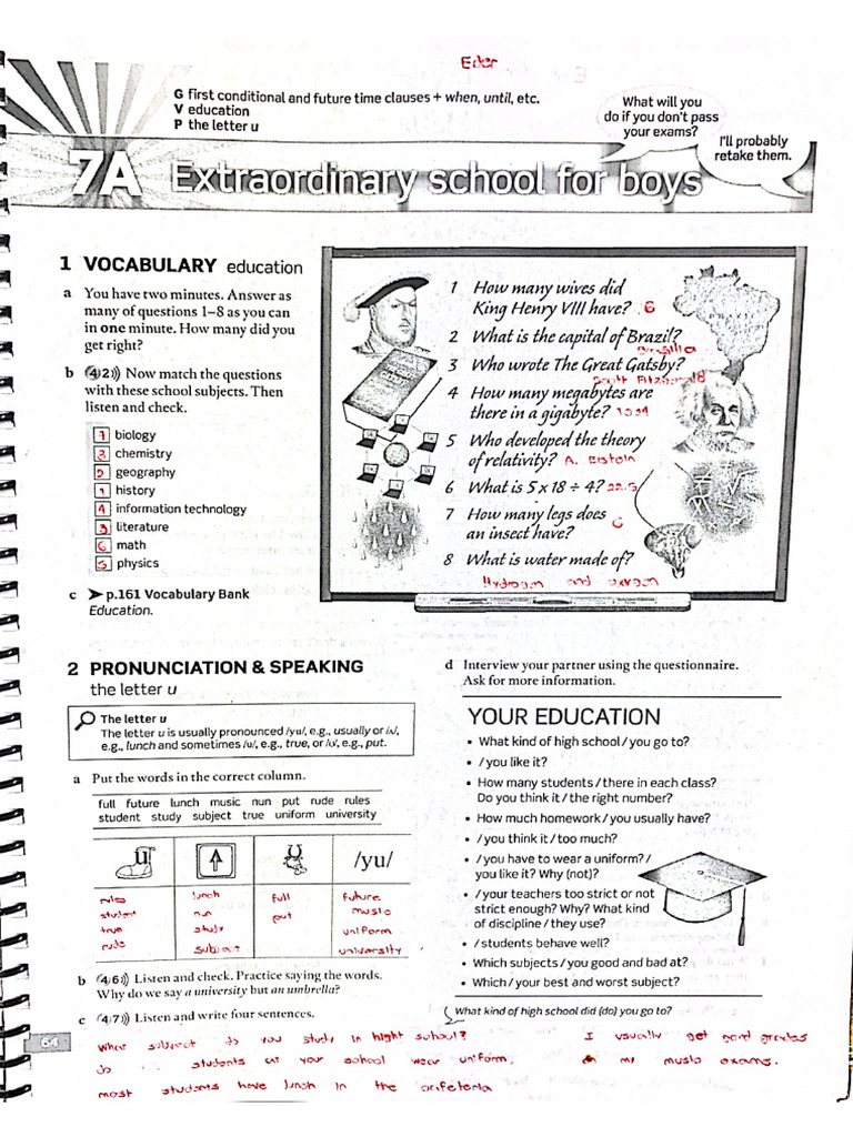 Students Book Unit 7 | PDF
