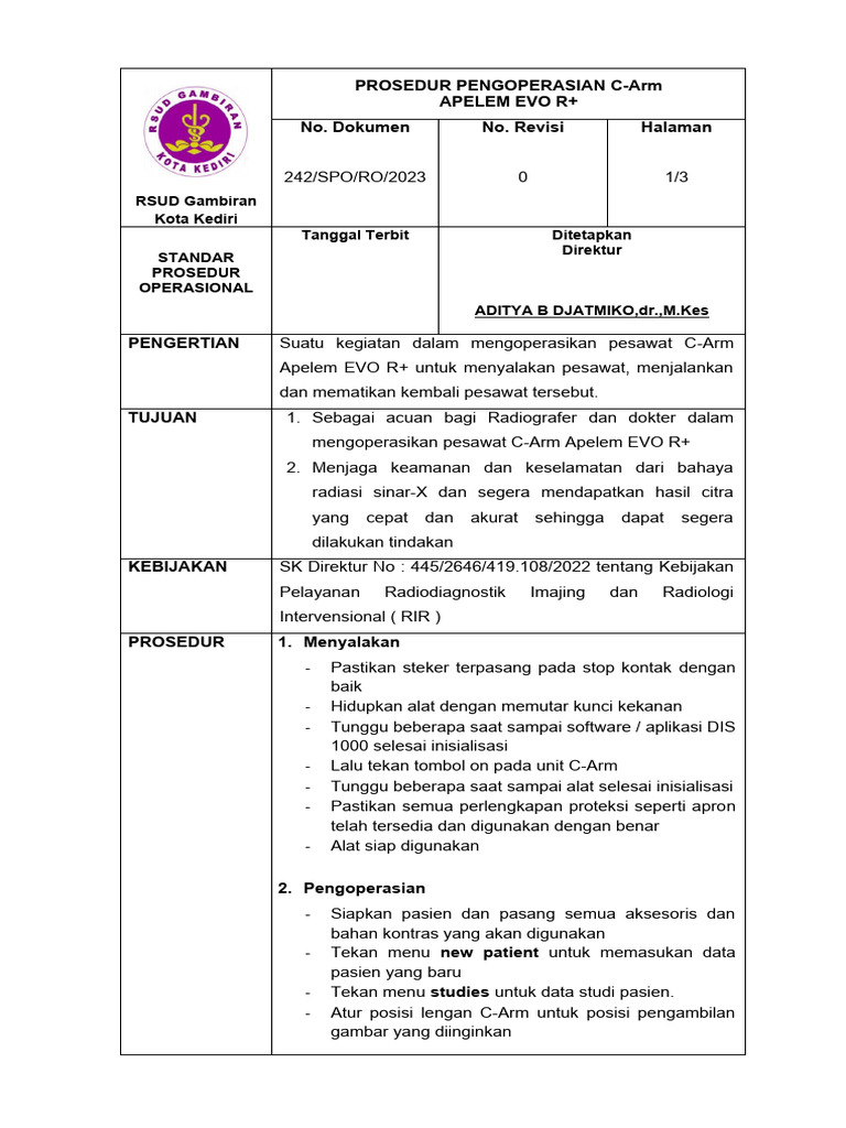 Sop Apelem Evo R+ | PDF
