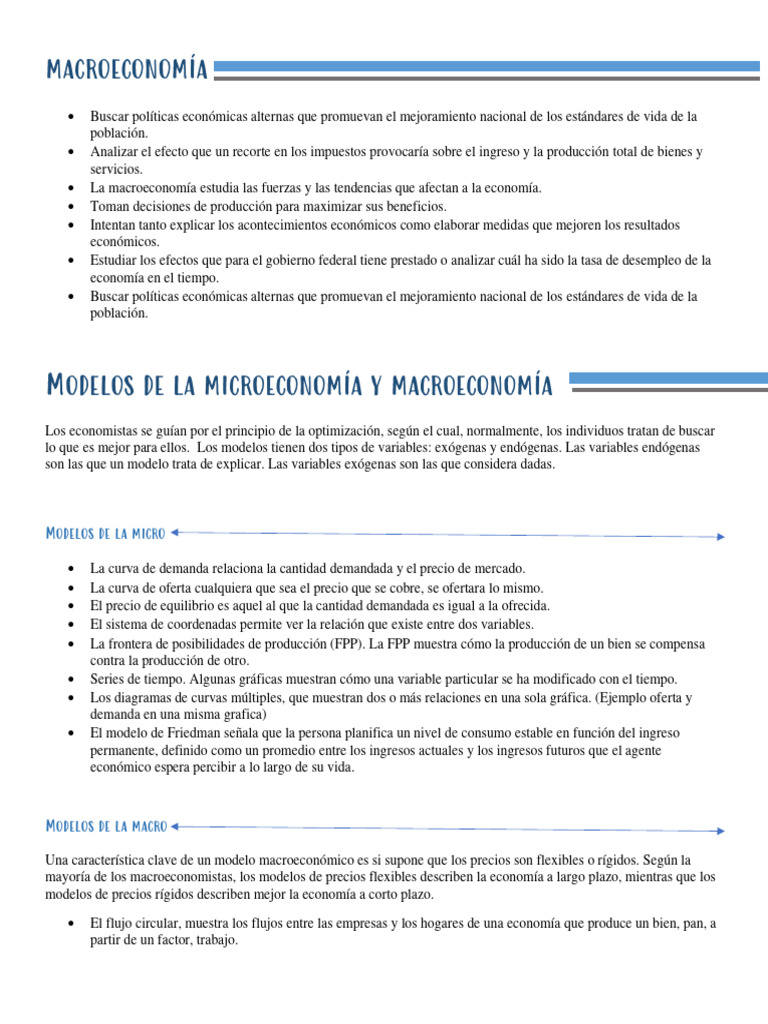 Objetivos de La Macroeconomia | Descargar gratis PDF | Macroeconómica | Curva de Phillips