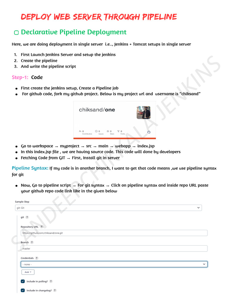 Deploy Web Server Through Pipeline 1 Pdf Web Server Internet And Web