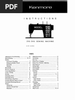 Manual 9410 Singer | PDF | Sewing Machine | Seam (Sewing)