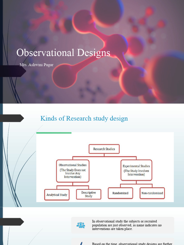 Observational Designs | PDF | Cohort Study | Health Care