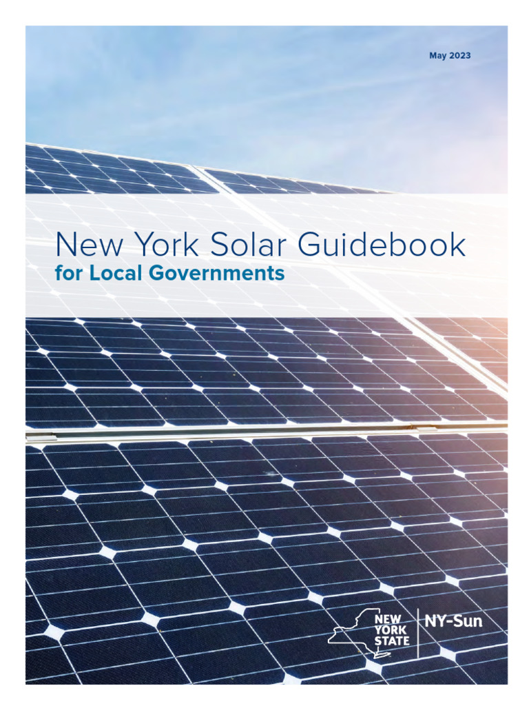 New York Solar Guidebook 2023 | PDF | Solar Power | Photovoltaic System