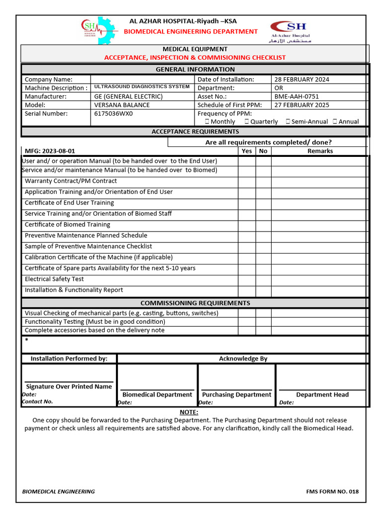 Acceptance Form 1 | PDF | Biomedical Engineering | Engineering