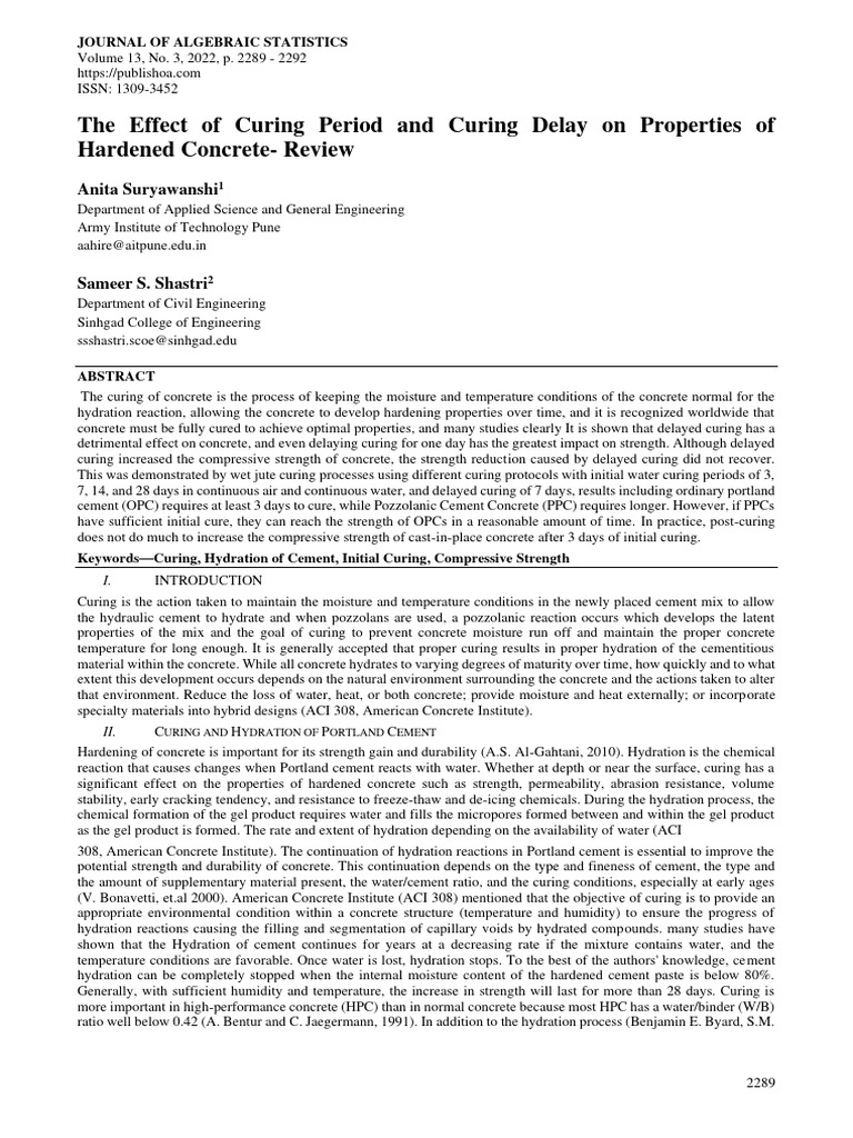 Review+Paper Initial+Curing Anita+Suryawanshi+ | PDF