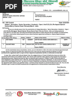 CBSE AISSCE 2020 Relieving Certificate | PDF