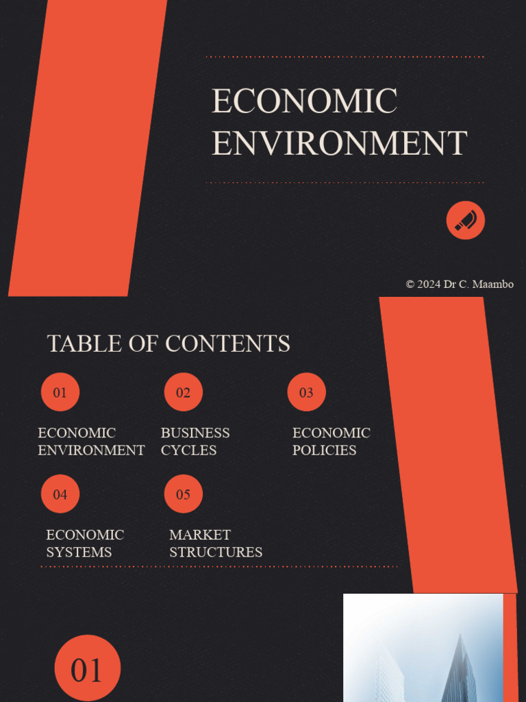 Bba140 Lecture 4 - Economic Environment | PDF | Oligopoly | Profit (Economics)