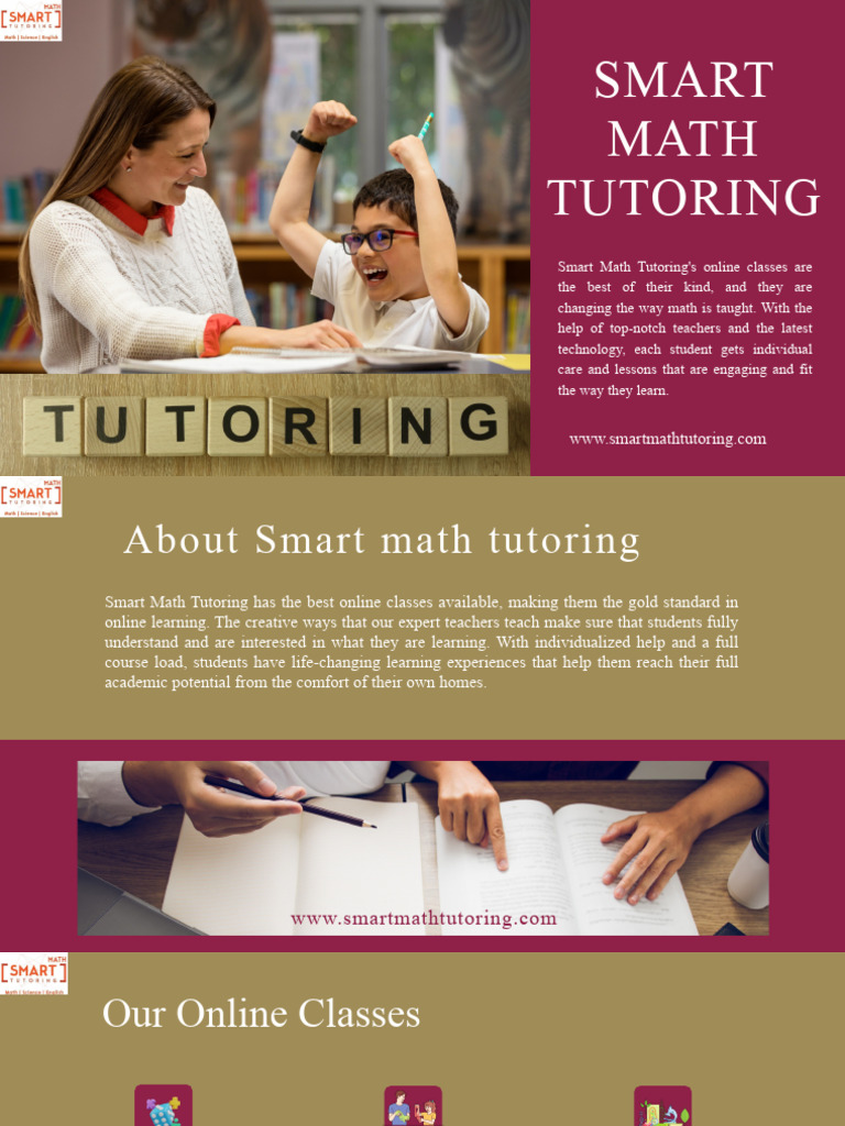 Smart Math Tutoring The Best Platform For Online Learning | PDF
