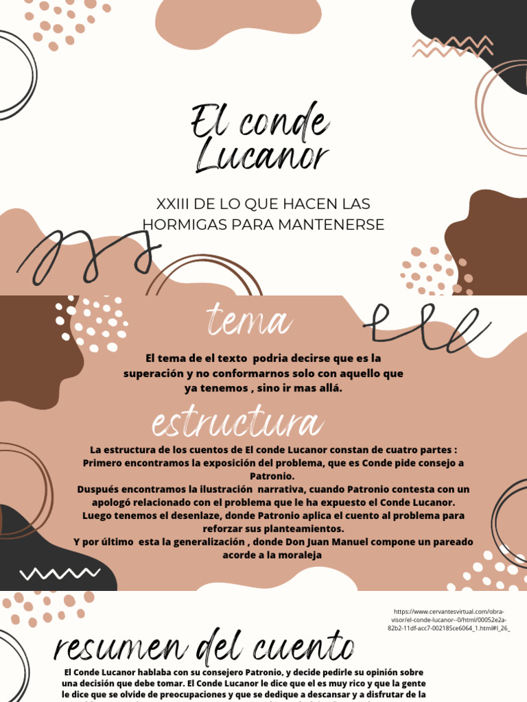 Moraleja y Estructura del Conde Lucanor | PDF