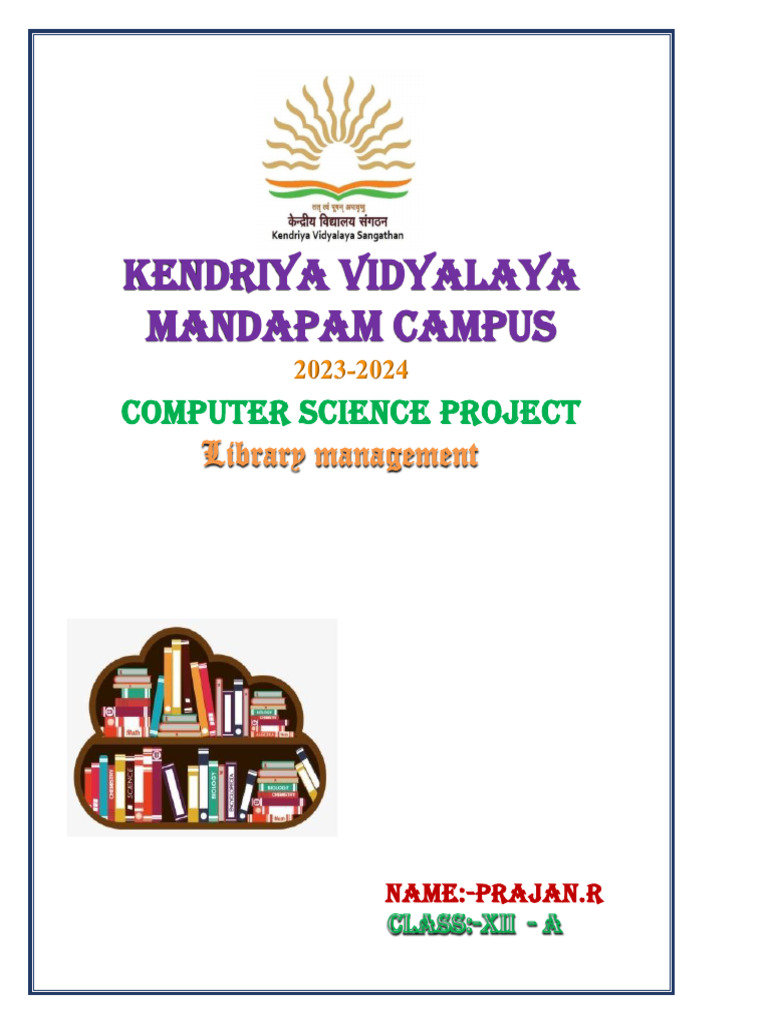 Cs Project New | Download Free PDF | My Sql | Databases