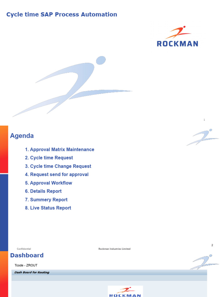 SAP Cycle Time Process Guide | PDF | Computing