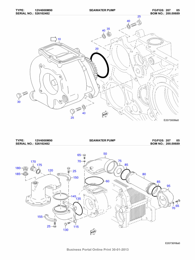 Raw Water Pump Parts | PDF
