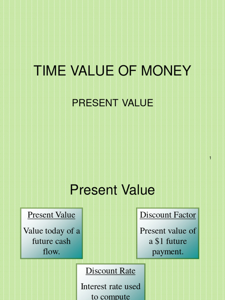 Time Value of Money | PDF | Net Present Value | Present Value