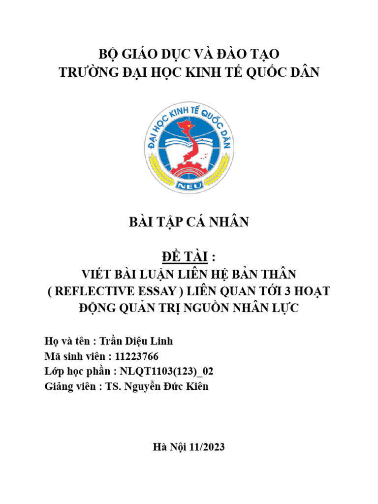 Bài Tập Cá Nhân QTNL-2 | PDF