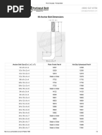Anchor Bolt check list | PDF