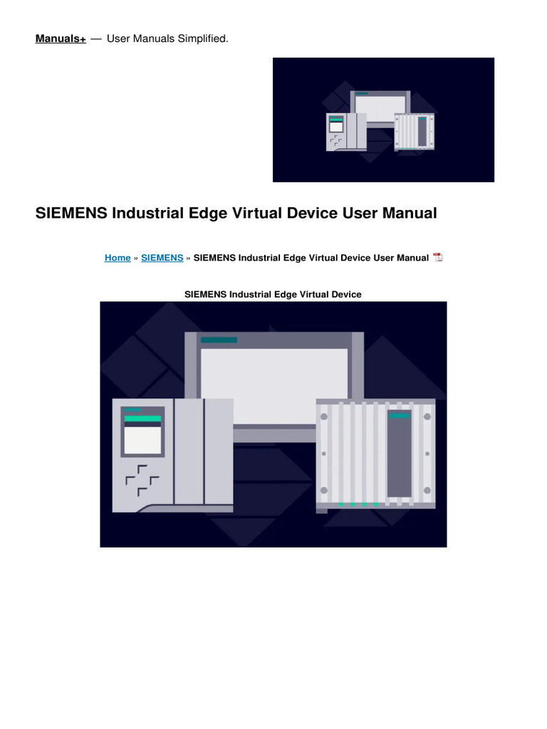 Industrial Edge Virtual Device Manual | PDF | Virtual Machine | Computer Network