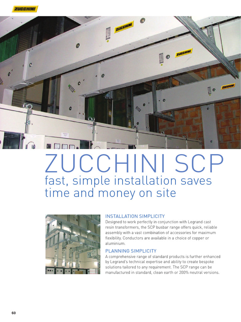 Zucchini SCP Busbar Installation Guide | PDF | Equipment | Electricity