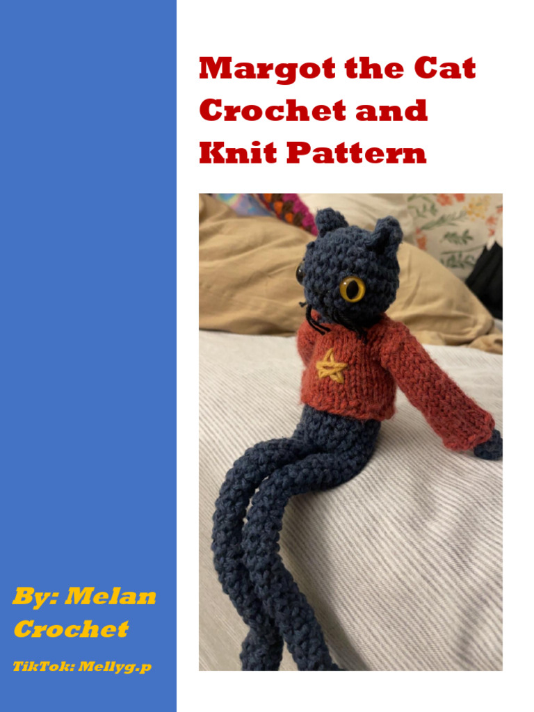 Margot the Cat Crochet Pattern PDF | PDF | Knitting | Crochet