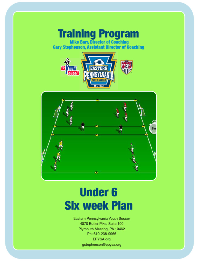 U6 Season Plan | PDF | Foot | Physical Fitness