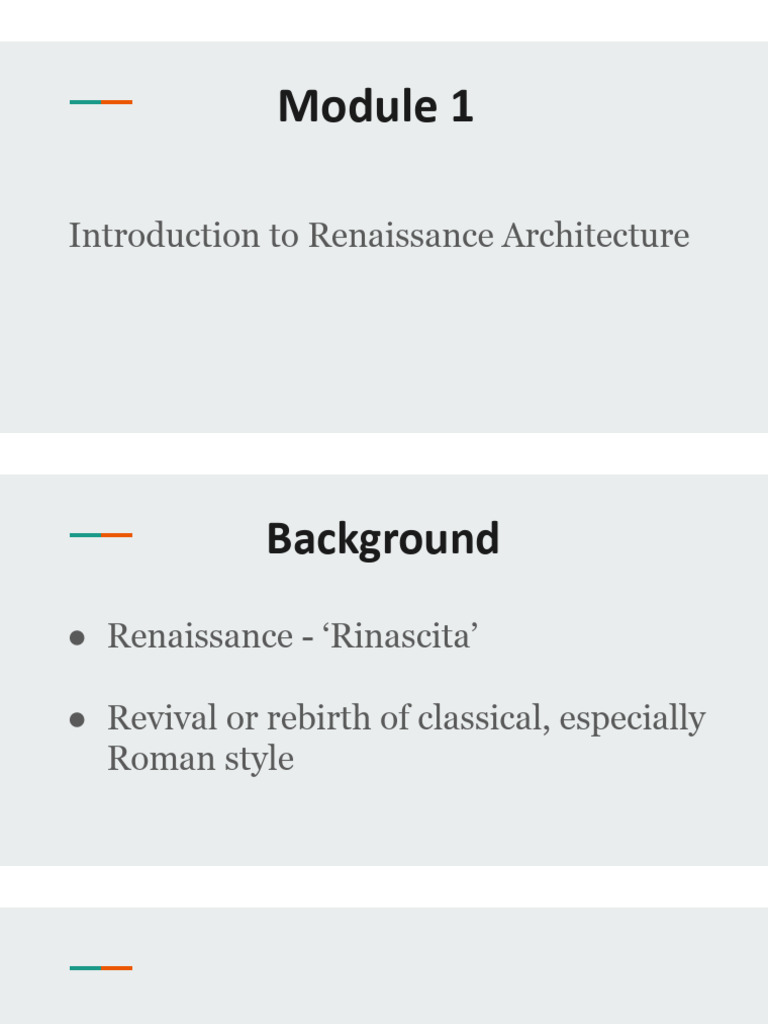 Renaissance Architecture Guide | PDF | Dome | Gothic Architecture