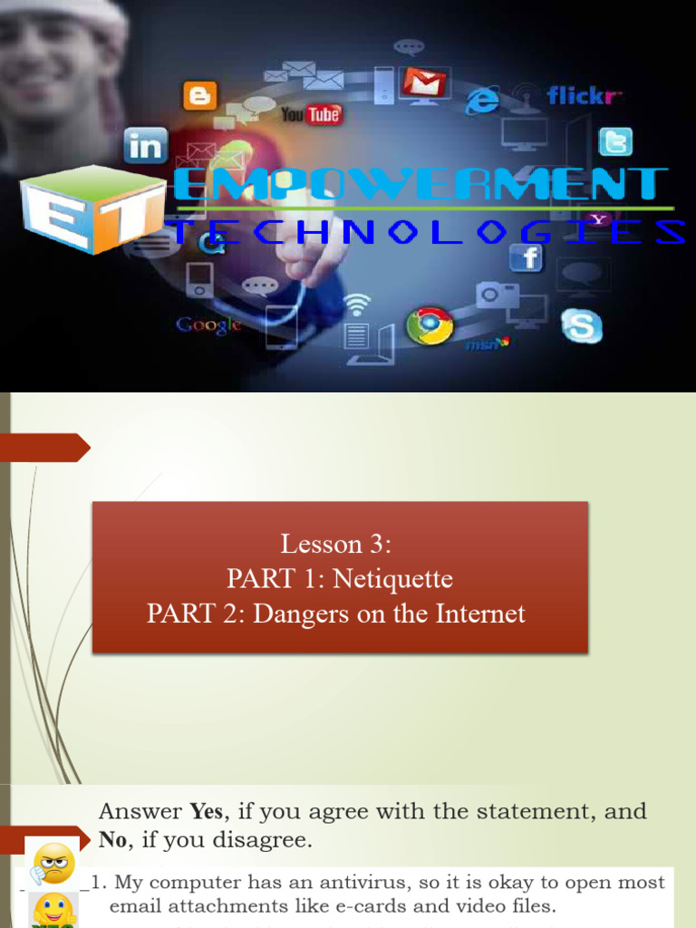 Etech Lesson 3 | PDF | Computer Virus | Malware