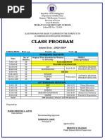 Sample Teachers Program | PDF | Philippines