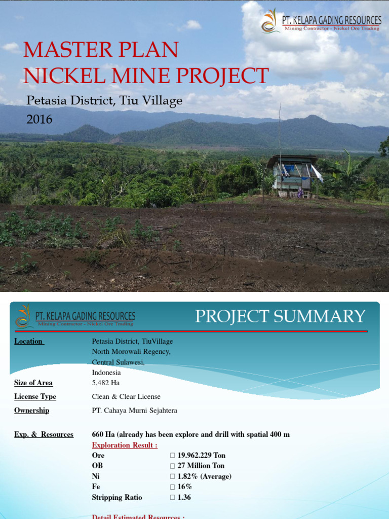 Summary Cahaya Murni Sejahtera | PDF | Mining | Minerals