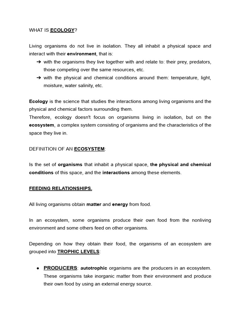 Food Chains and Food Webs | PDF | Food Web | Ecosystem