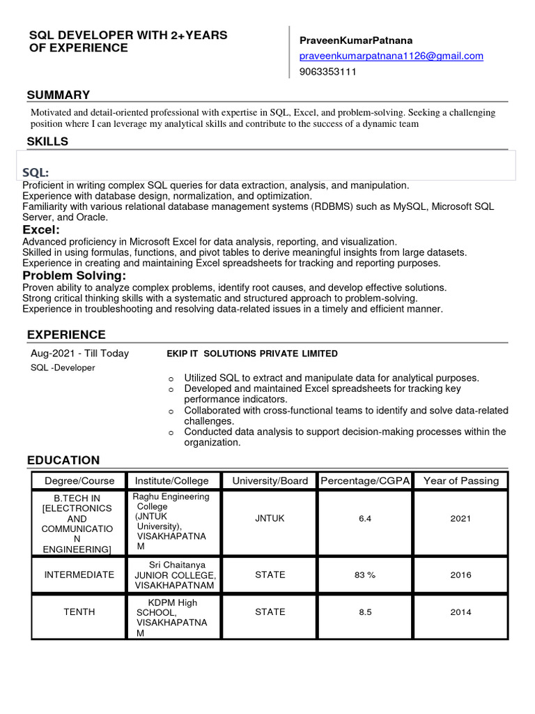 Meesho SQL Developer | PDF | Databases | Sql