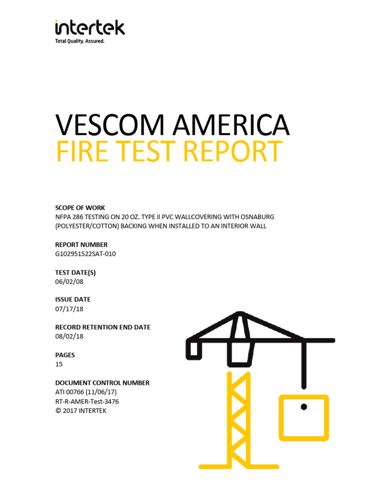 Nfpa 286 | Download Free PDF | Drywall | Framing (Construction)