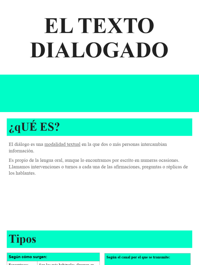 El Diálogo 1ºESO | PDF | Palabra | Comunicación humana