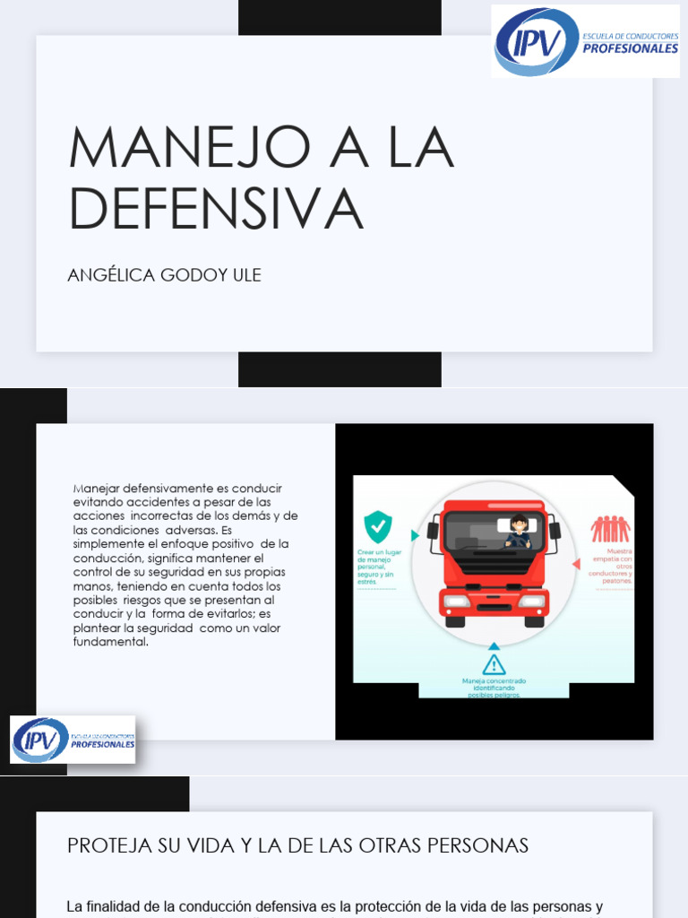 Técnicas de Manejo a la Defensiva | PDF | Airbag | Cinturón de seguridad