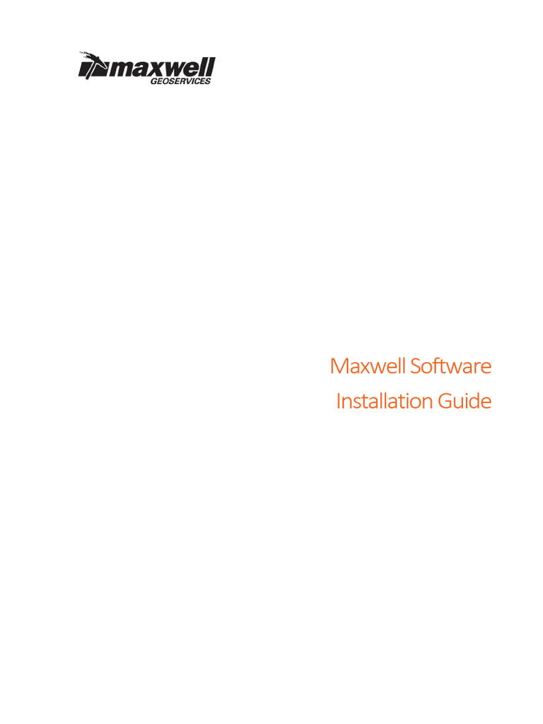 Maxwell Software Setup Guide | PDF | Microsoft Sql Server | Databases