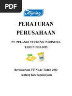 CONTOH NASKAH / DRAFT Peraturan Perusahaan | PDF