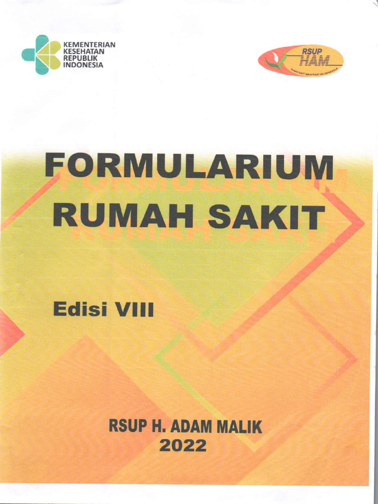 Formularium Rs Edisi Viii THN 2022 - Compressed | PDF